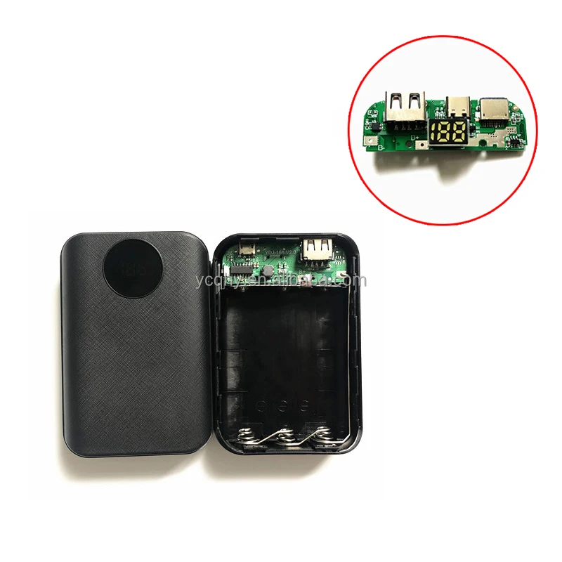 Diy 3x18650 Battery Box Power Bank Case Quick Charge Power Bank Plastic ...