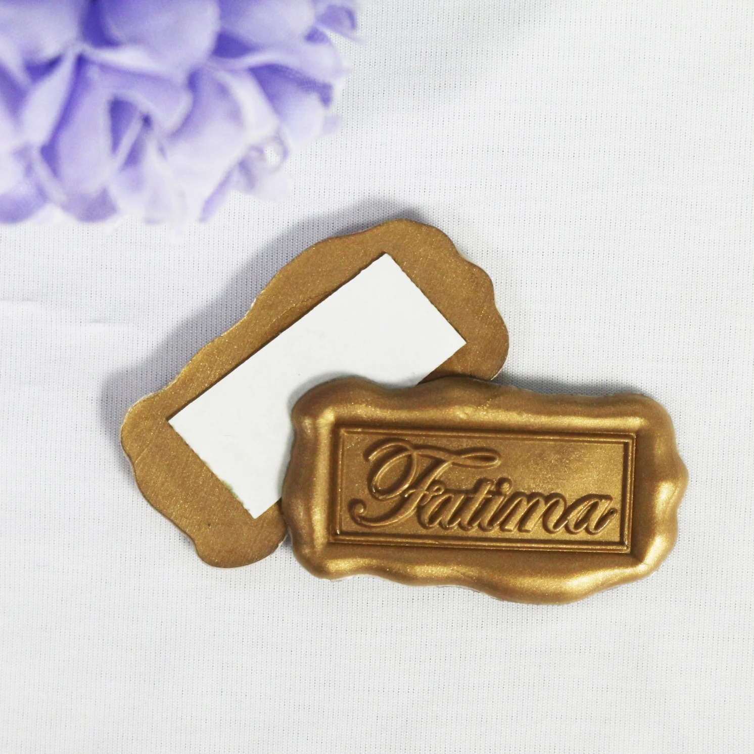 Custom Shape and Color Wax Seal Stickers with Adhesive Glue Backing Wax ...