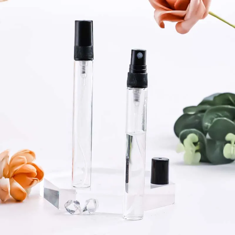 10ml Transparent Tube Perfume Bottle with Screw Neck Electrochemical ...