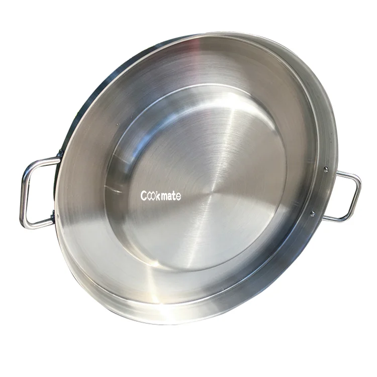 22" Heavy Duty 5" Deep Regular Convex Stainless Steel Comals For ...