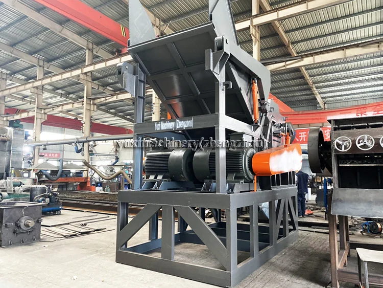 Scrap Steel Metal Crusher Machine - High Productivity