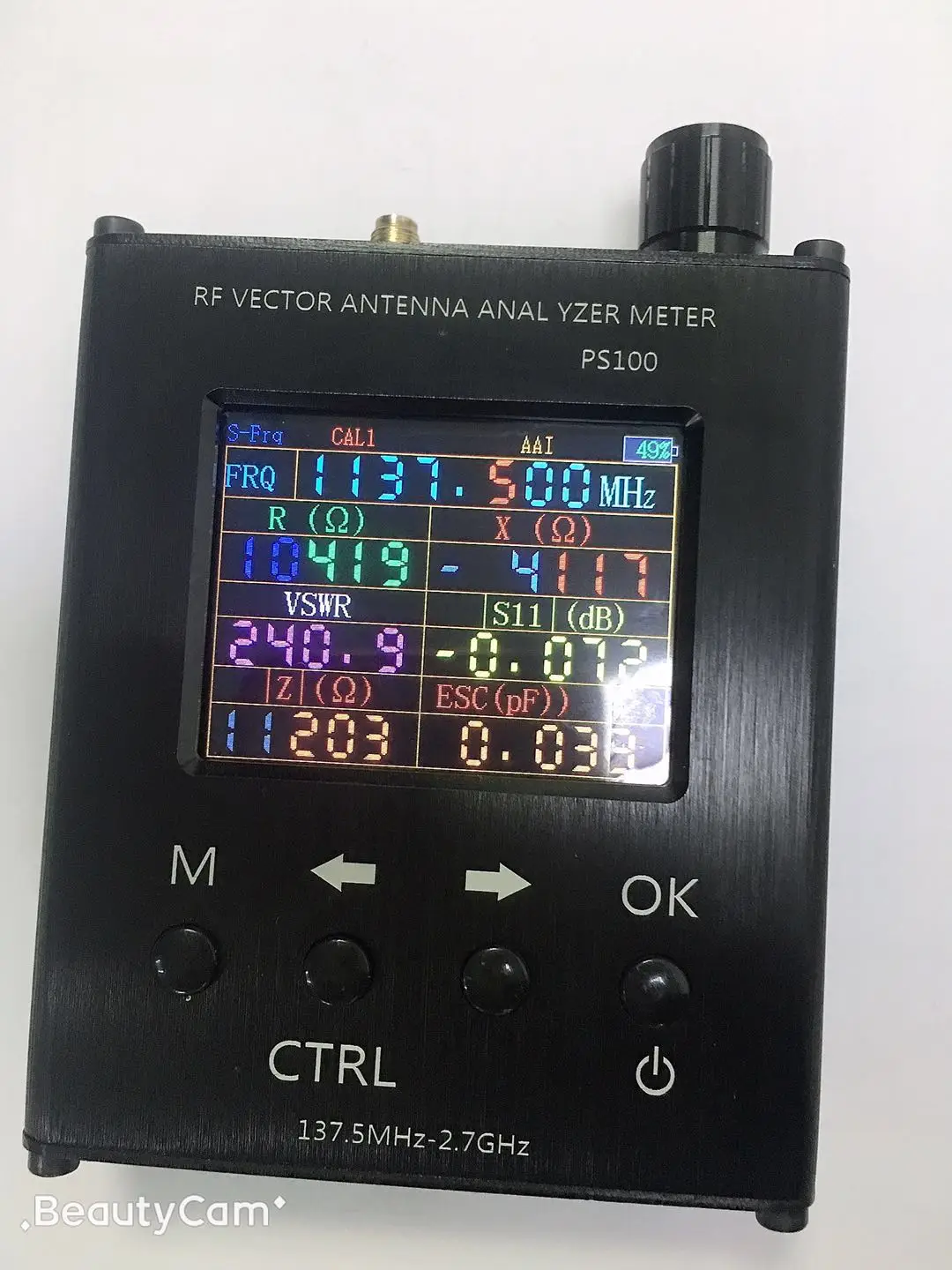 137.5mhz - 2.7ghz Uv Rf Antenna Analyzer Swr Meter Tester Mit Aluminum ...