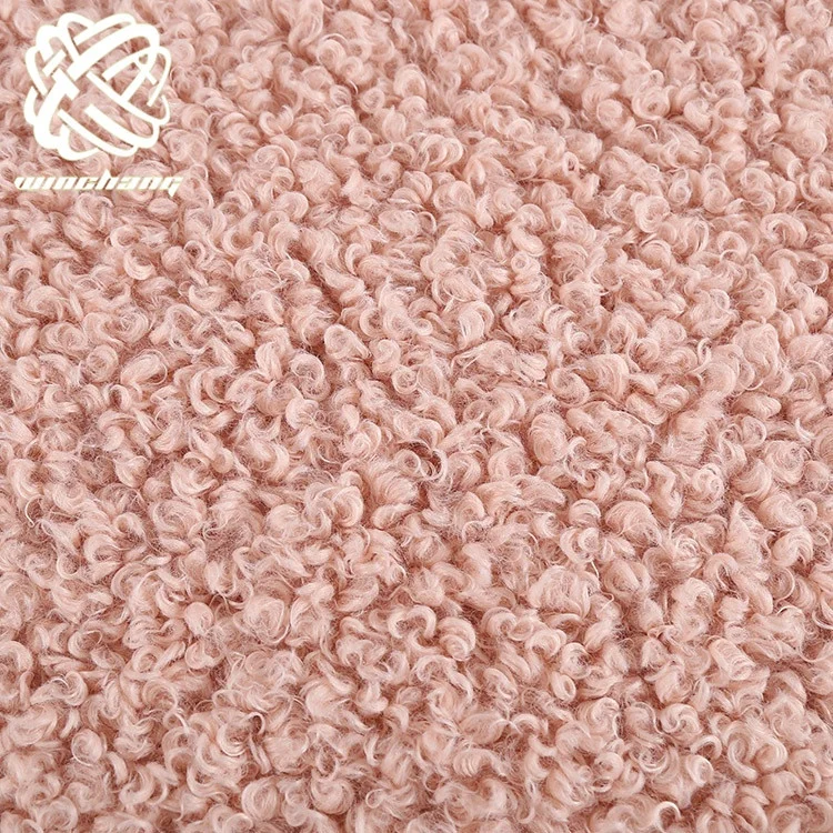 China Manufacturer Wholesale Curly Imitation Fur Faux Sheep Fur 100% ...