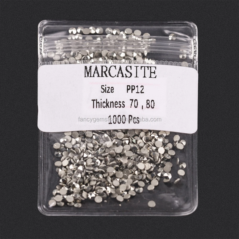 Natural Marcasite Round Loose Stones - Versatile Gemstones