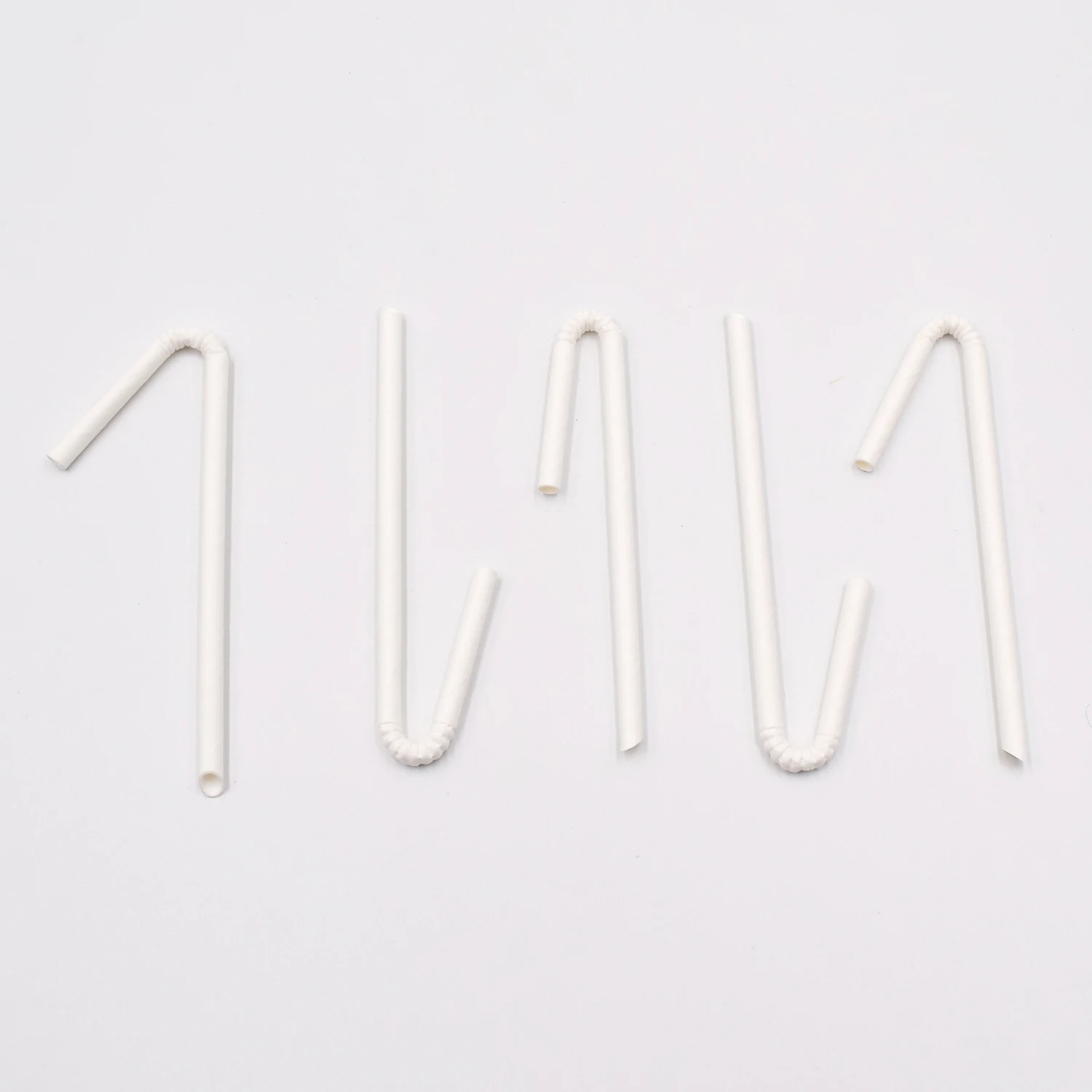 Hot Design White U Shape Colorful Disposable Bendable Paper Drinking ...