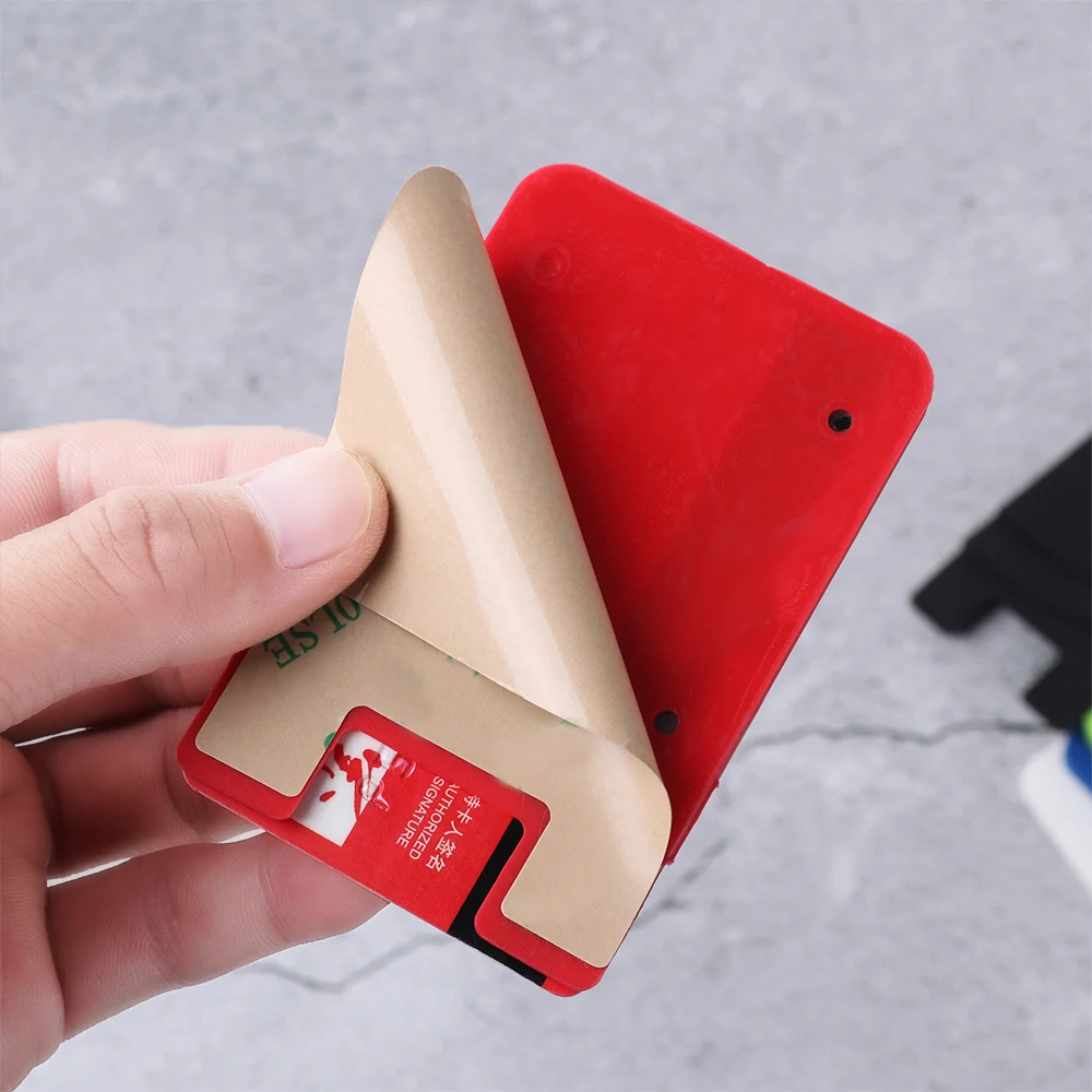 Silicone Smart Card Wallet - Sticky Wallet with Cell Phone Pocket