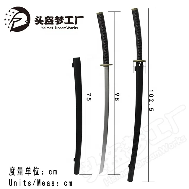 Hot Sale Plastic Swords Toy Katana Japanese Samurai Sword Set,102cm ...