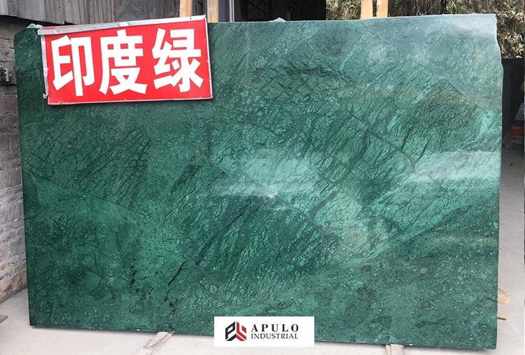 Green Marble Tile - Sea Verde Guatemala Dark Breccia Slab