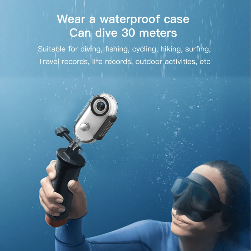 Relee 4K Body Wearable Thumb Action Camera Underwater 30M 3840x2160P ...