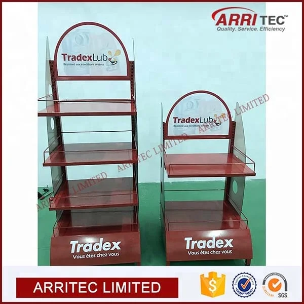 Engine Oil Rack - Adjustable Shelving for Display & Storage