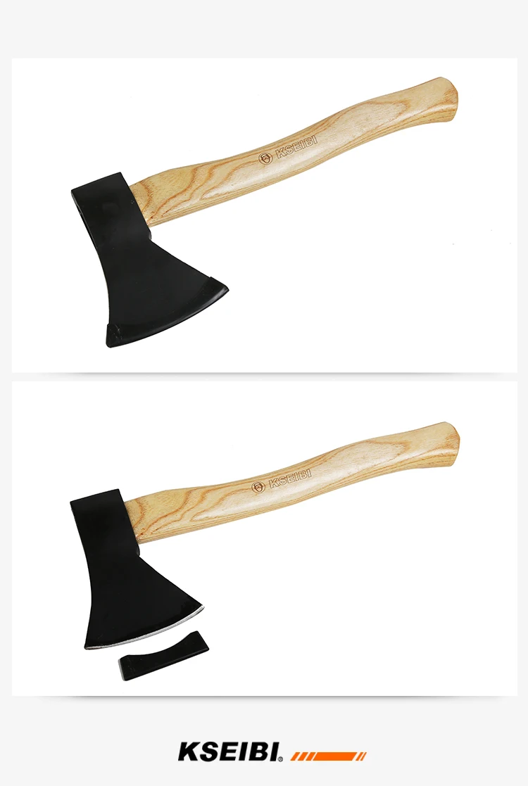 KSEIBI Axe with Wooden Handle - Ideal for Outdoor Tools
