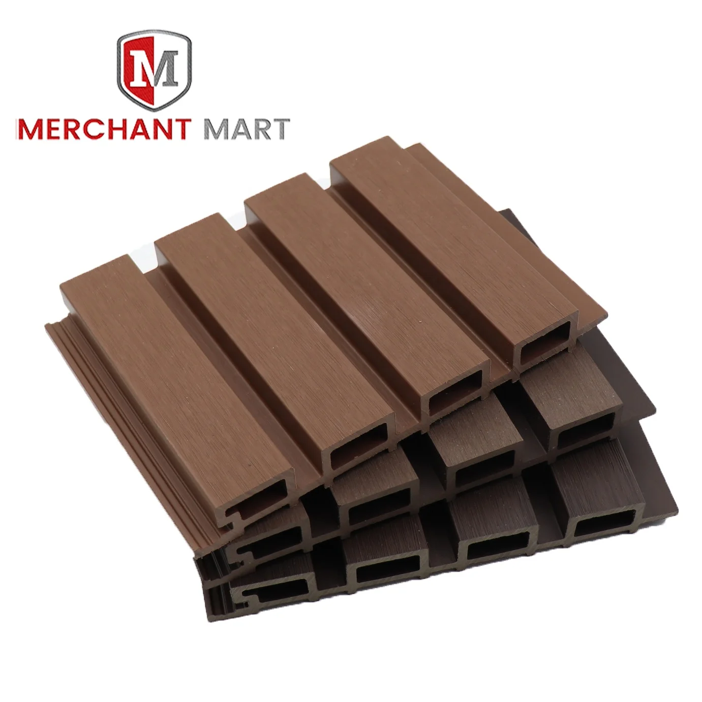 Original Outdoor Fluted Cladding Panel Plastic Wood Composite Wpc ...
