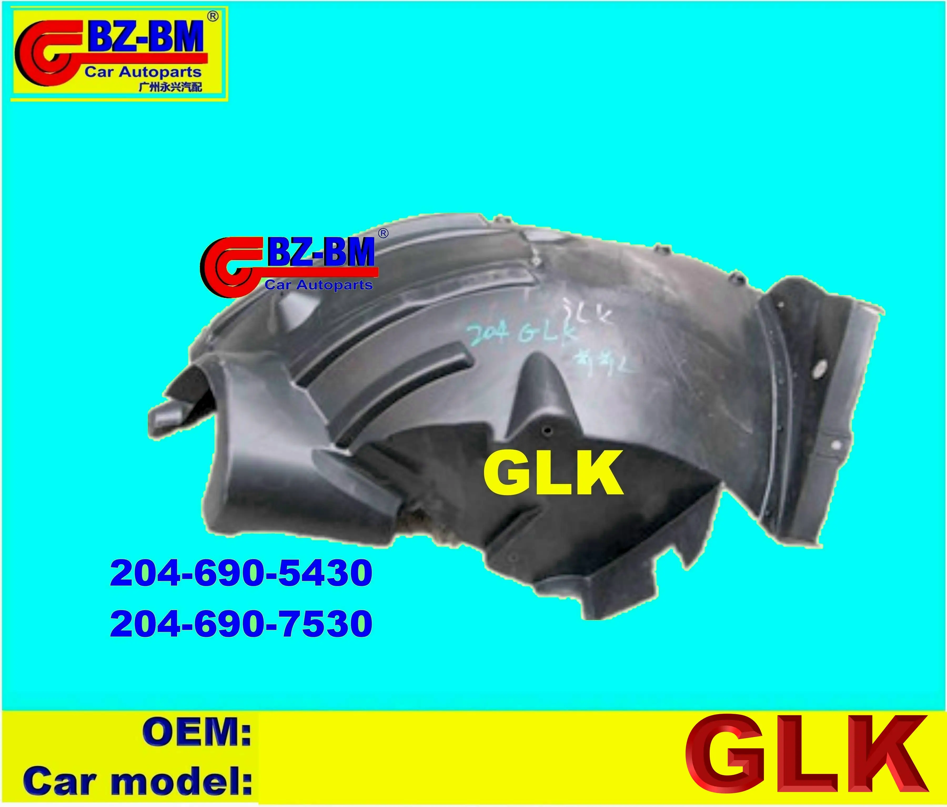 Para Benz Guardabarros Delantero Parachoques Cubierta Parrilla W204 ...