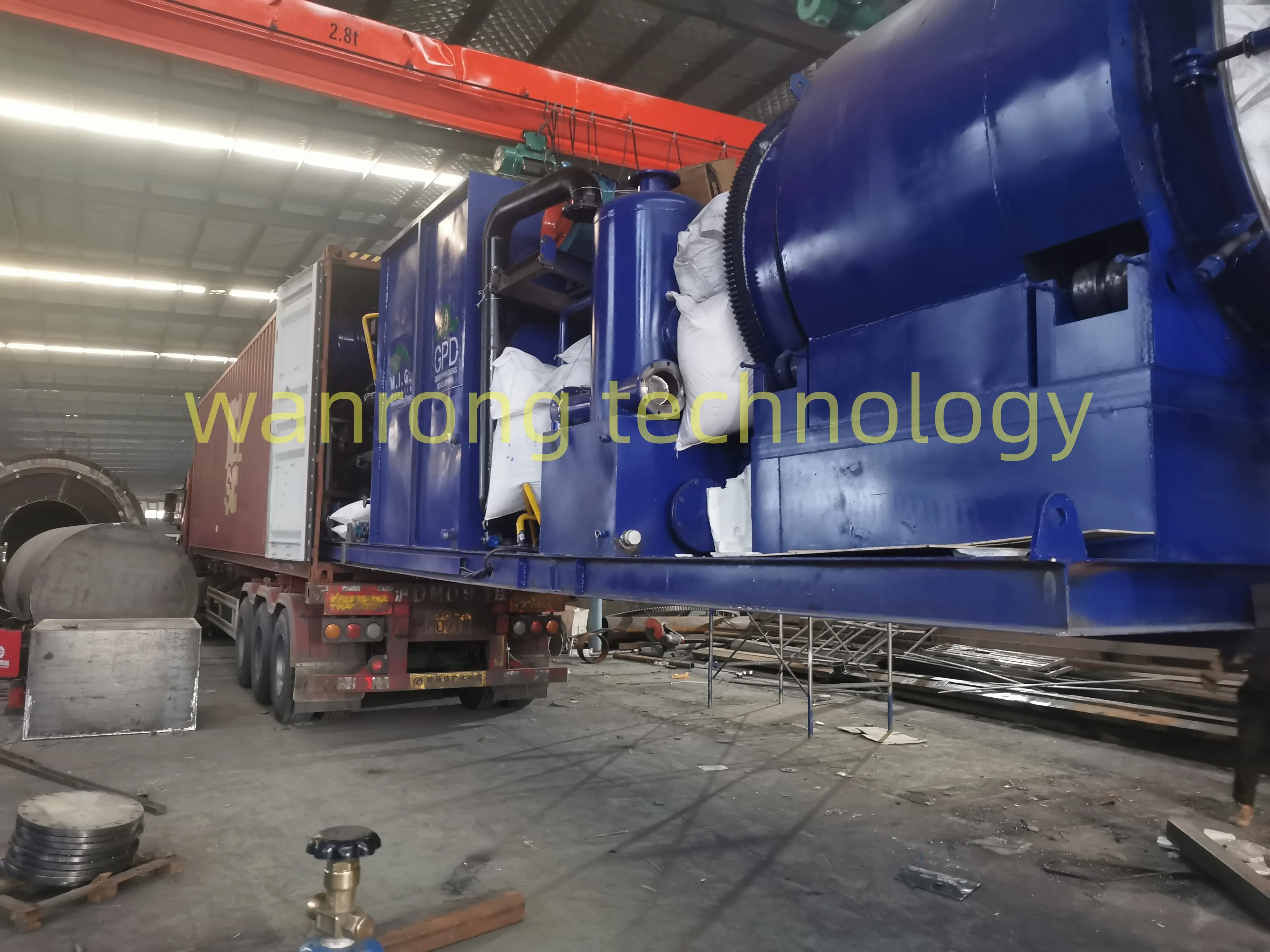 Atmospheric Vacuum Gas Phase Waste Oil Pyrolysis Refinery Diesel Base ...