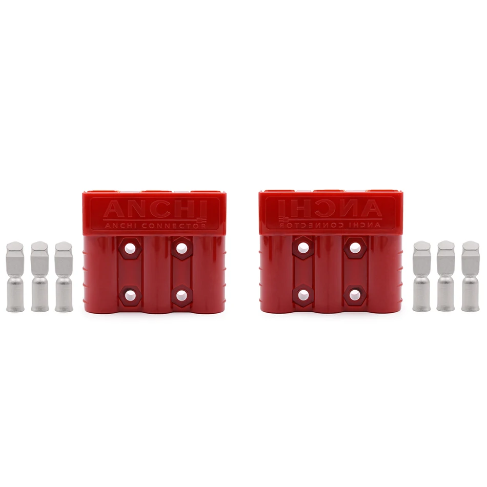 For Anderson 3pin 50a Ac/dc Power High Current Exterior Connector Plug ...
