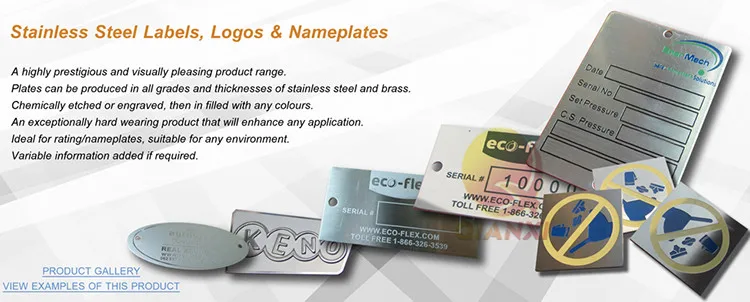 Custom Stainless Steel Label Metal Barcode logo Tags| Alibaba.com
