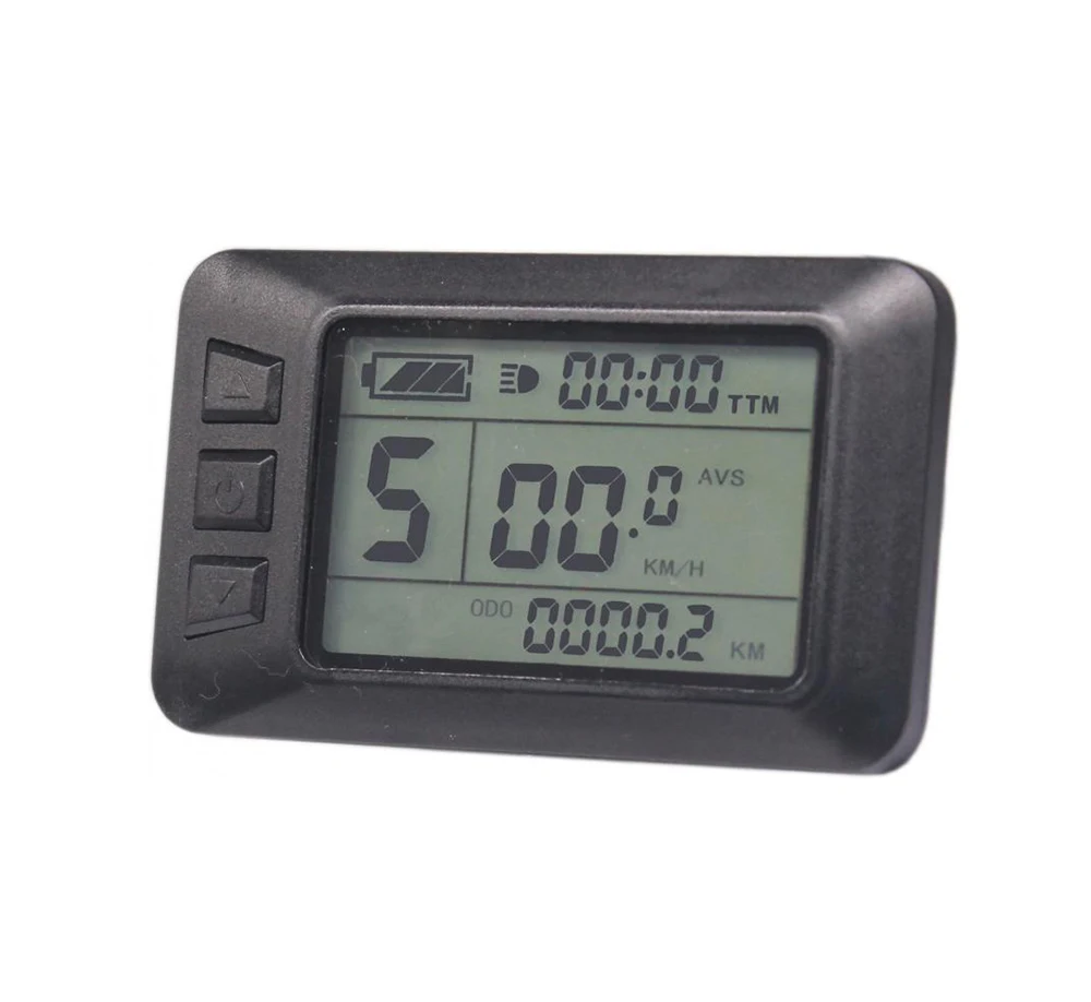 24v/36v/48v Electric Bicycle Lcd Display Kit With Usb Function