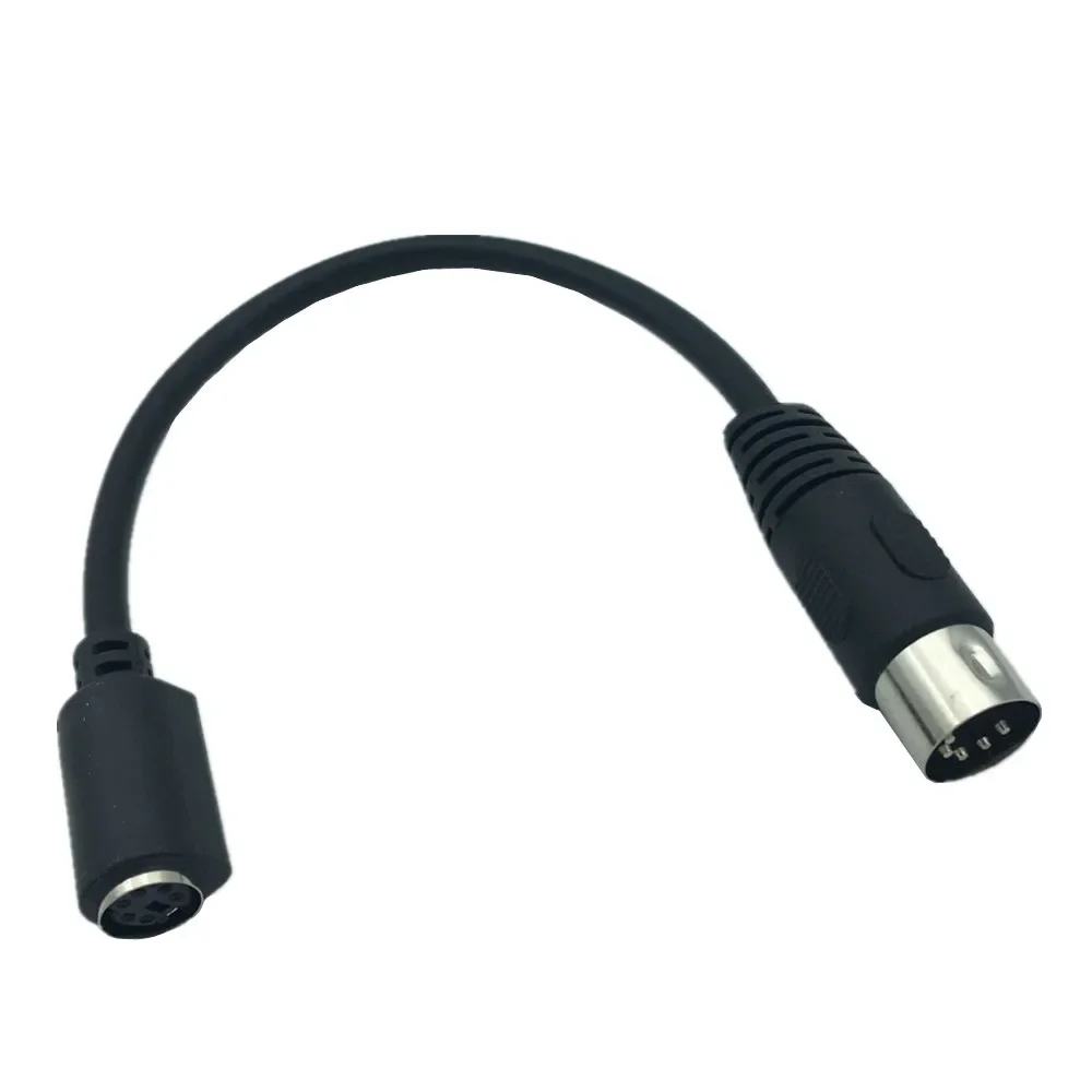 Ps2 Din5 Male To Md6 Female Cable 0.15m For Keyboard Mouse - Buy Ps2 To ...
