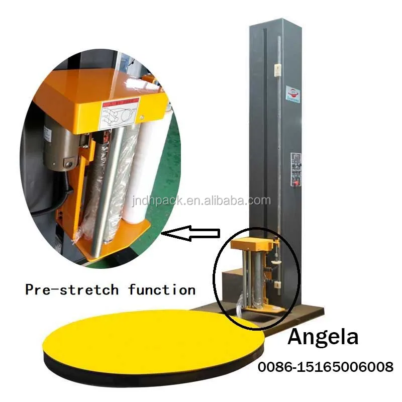 Automatic Pallet Stretch Wrapping Machine With Pre-stretch 250% Tp1650f ...