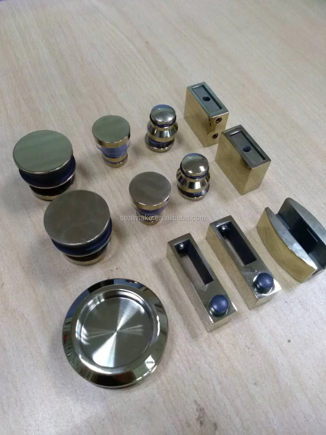 Sliding Door Fittings Hardware Set With 2meter 10*30mm Pipe Tube For ...
