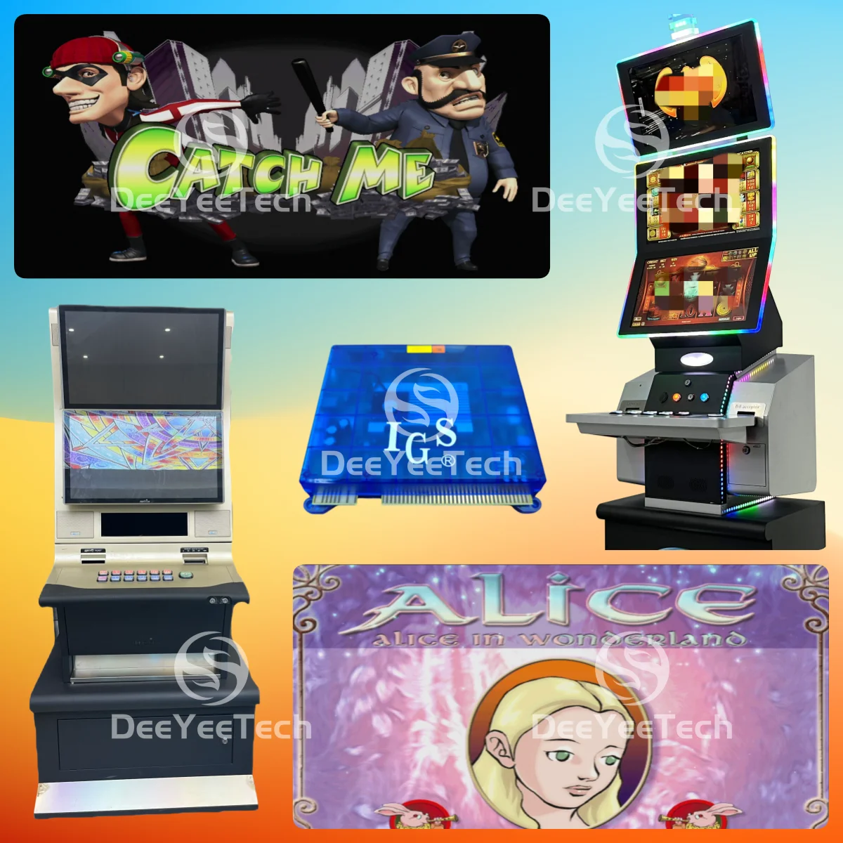 IGS Blue Box Skill Game Board - Catch Me Golden Maya Zeus