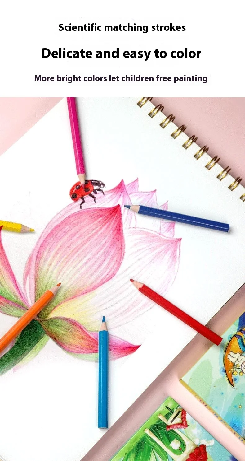 Wholesale 12-Color Mini Plastic Colored Pencil Stationery Set Children ...