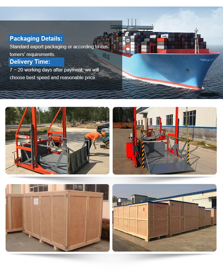 Mini Movable Hydraulic Container Unloading Platform