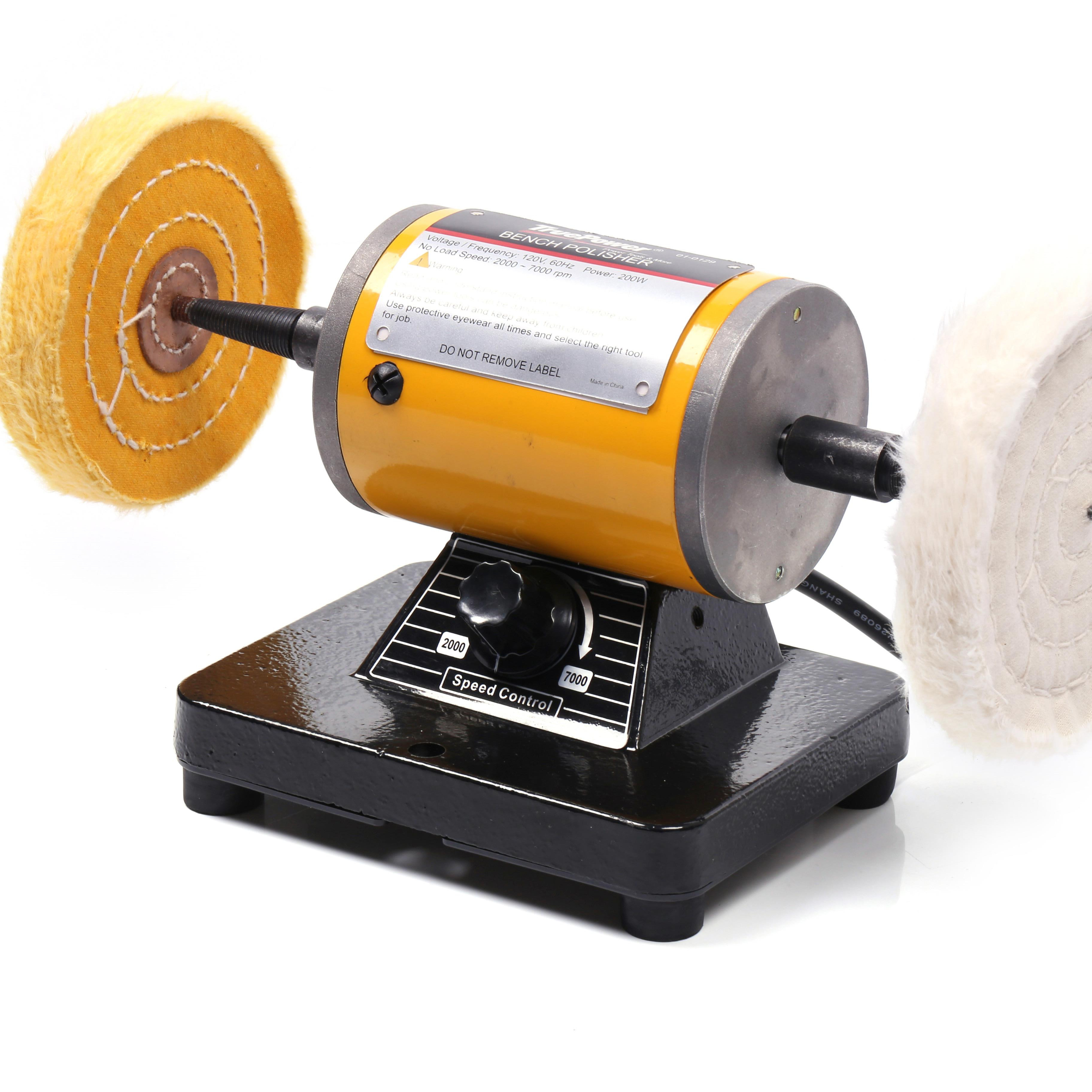 Mini Tool Bench Polisher - 200W Power, 2000-7000RPM Speed