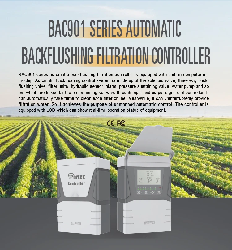 Efficient Irrigation with Automatic Backflushing Controller