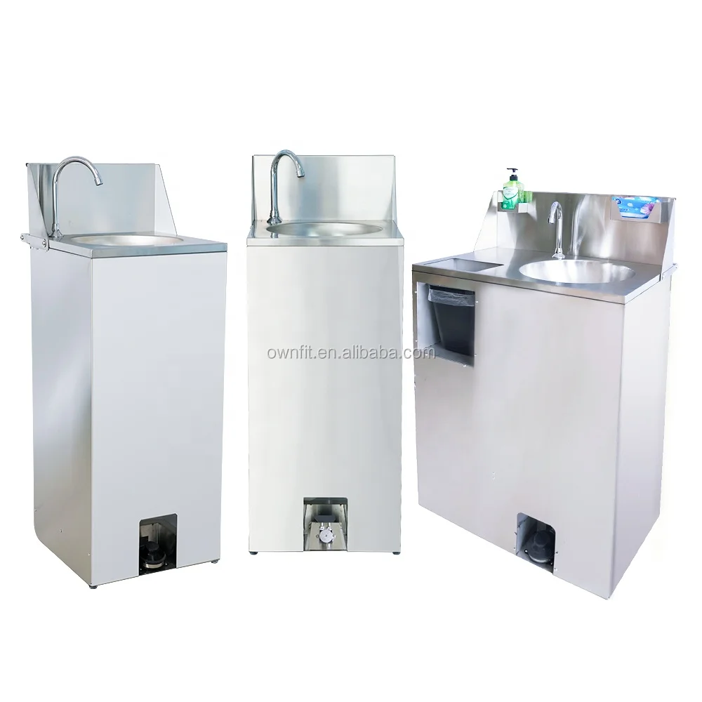 2020 Hot Sale Outdoor Foot-operated Mobile Hand Wash Basin For Portable ...