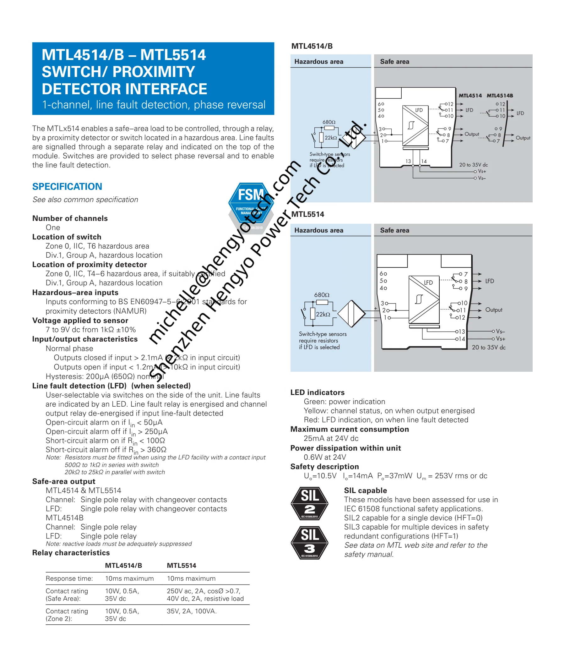 Mtl Safety Barriers Mtl5514d - Buy Zener Barrier Mtl4514d,Safe Barrier ...