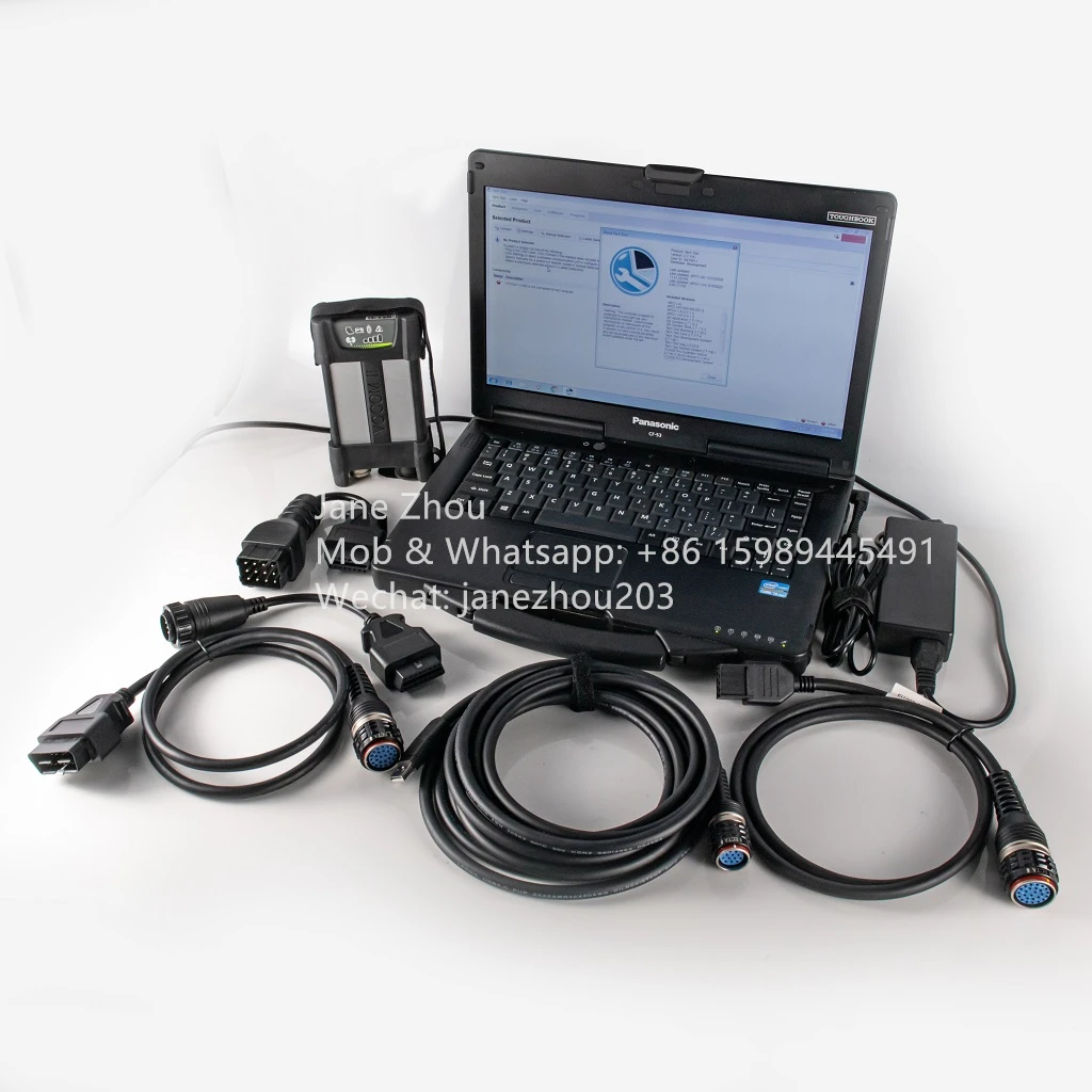 Excavator Heavy Truck Diagnostic Scanner Vocom2 Vocomii 88894000 With ...