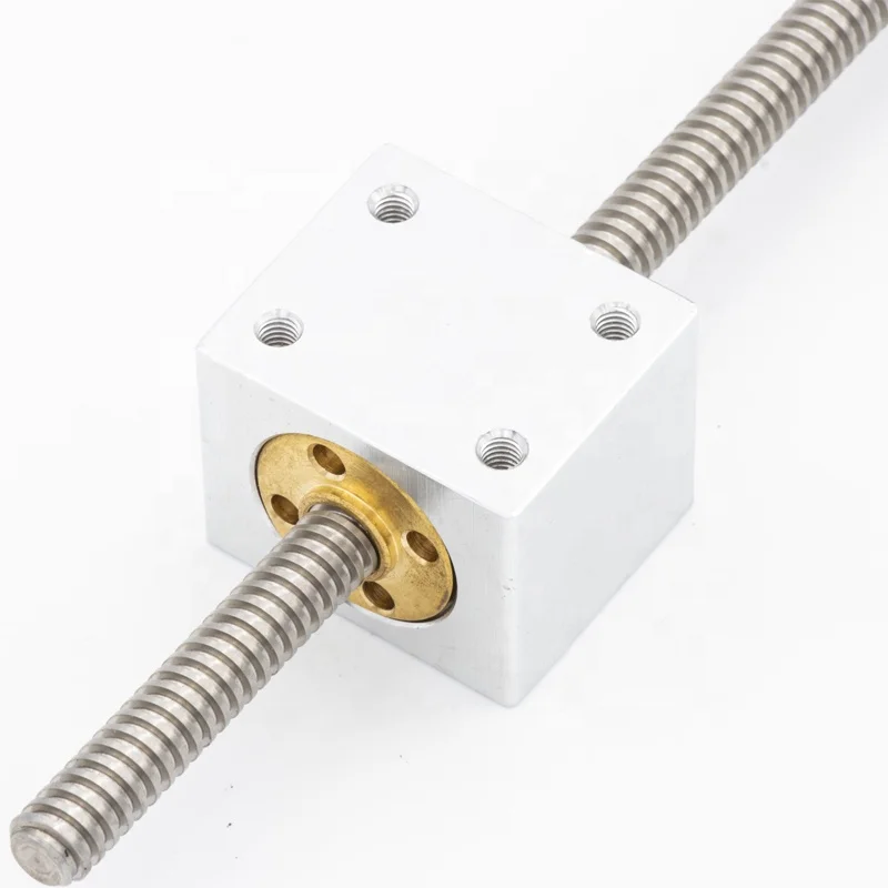 3D Printer CNC 8mm Lead Screw T8 150mm Long Trapezoidal Screw with ...