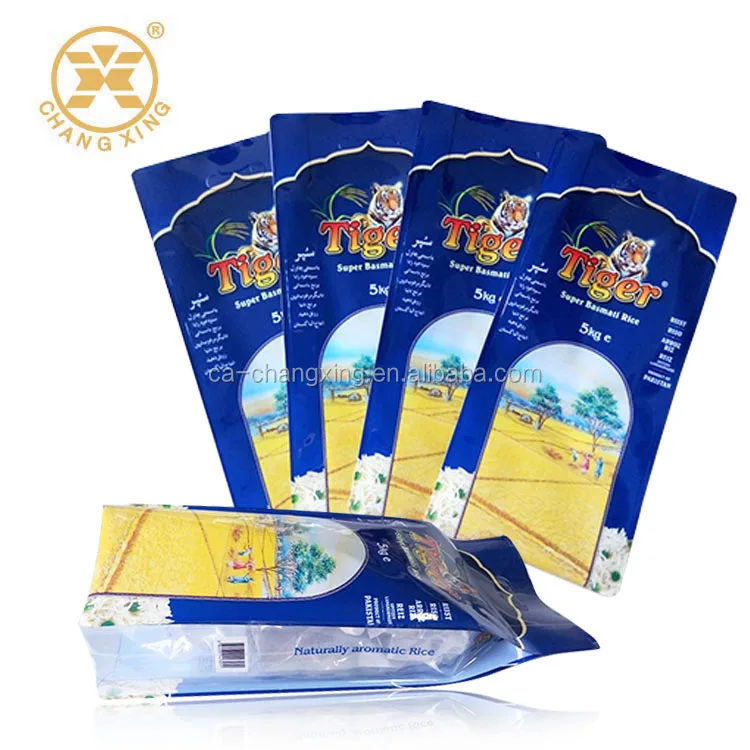 Professional Rice Bag Manufacturer Sell Reusable Stand Up Pouch Zip ...