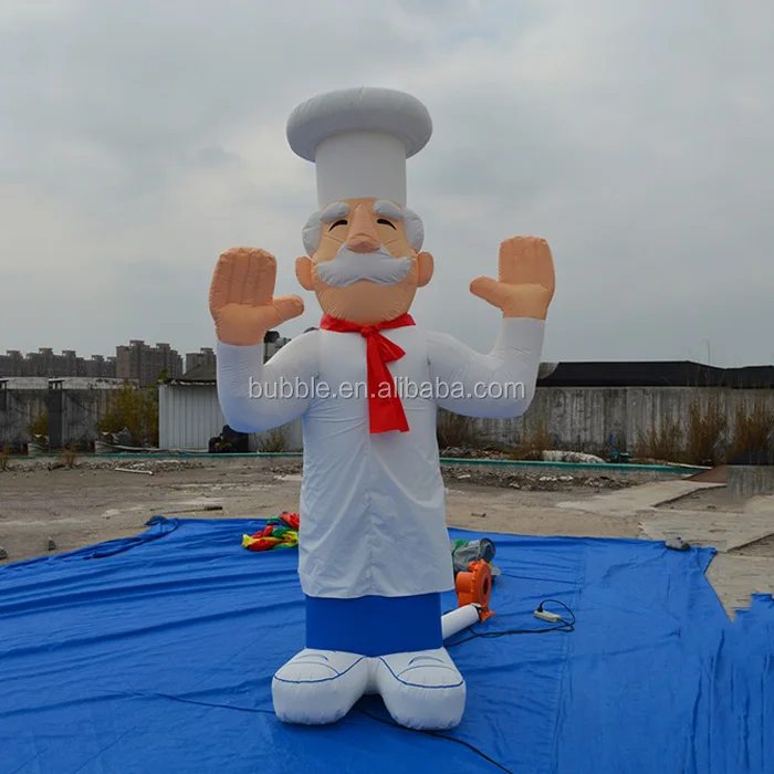 Factory Low Price Giant Chef Balloon Custom Inflatable Cook Balloon For ...