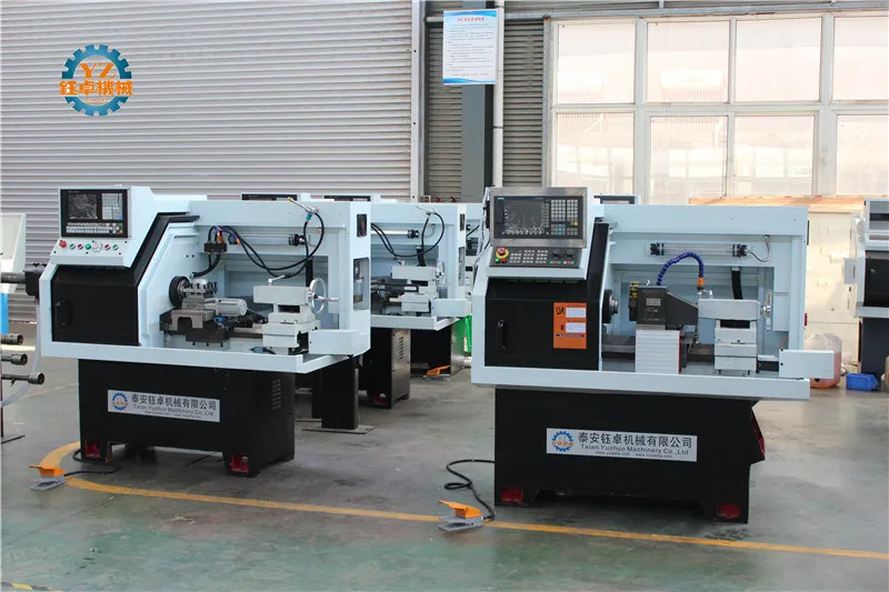 CK0640A Metal CNC Turning Lathe Machine - 8 Stations Turret