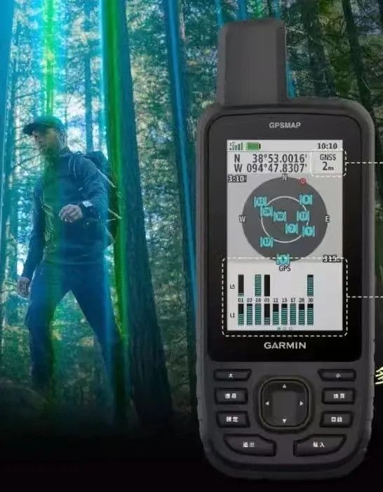 Portable GNSS Receiver - Garmin GPSMAP 67 Handheld GPS Device for ...