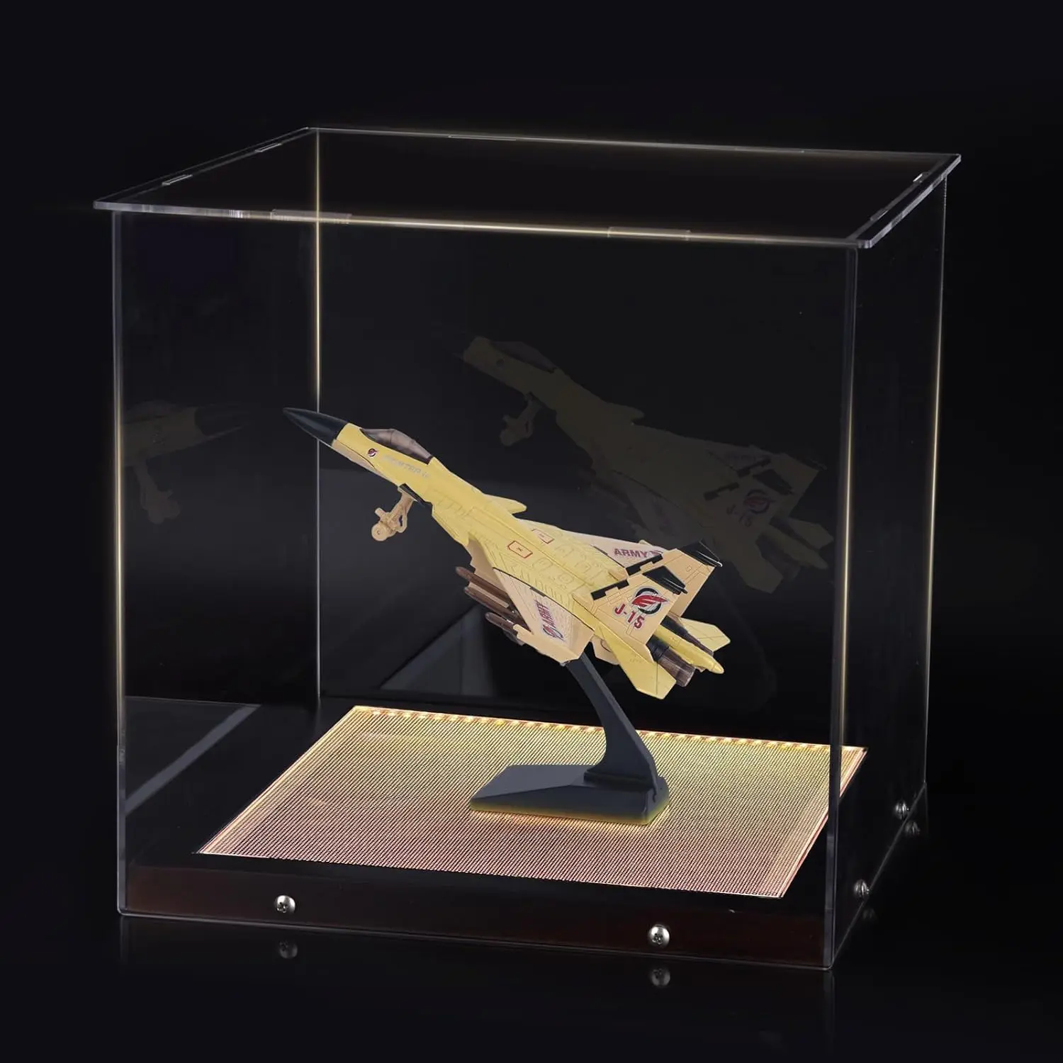 Modern Clear Acrylic LED Light Display Case for Collectibles & Action ...