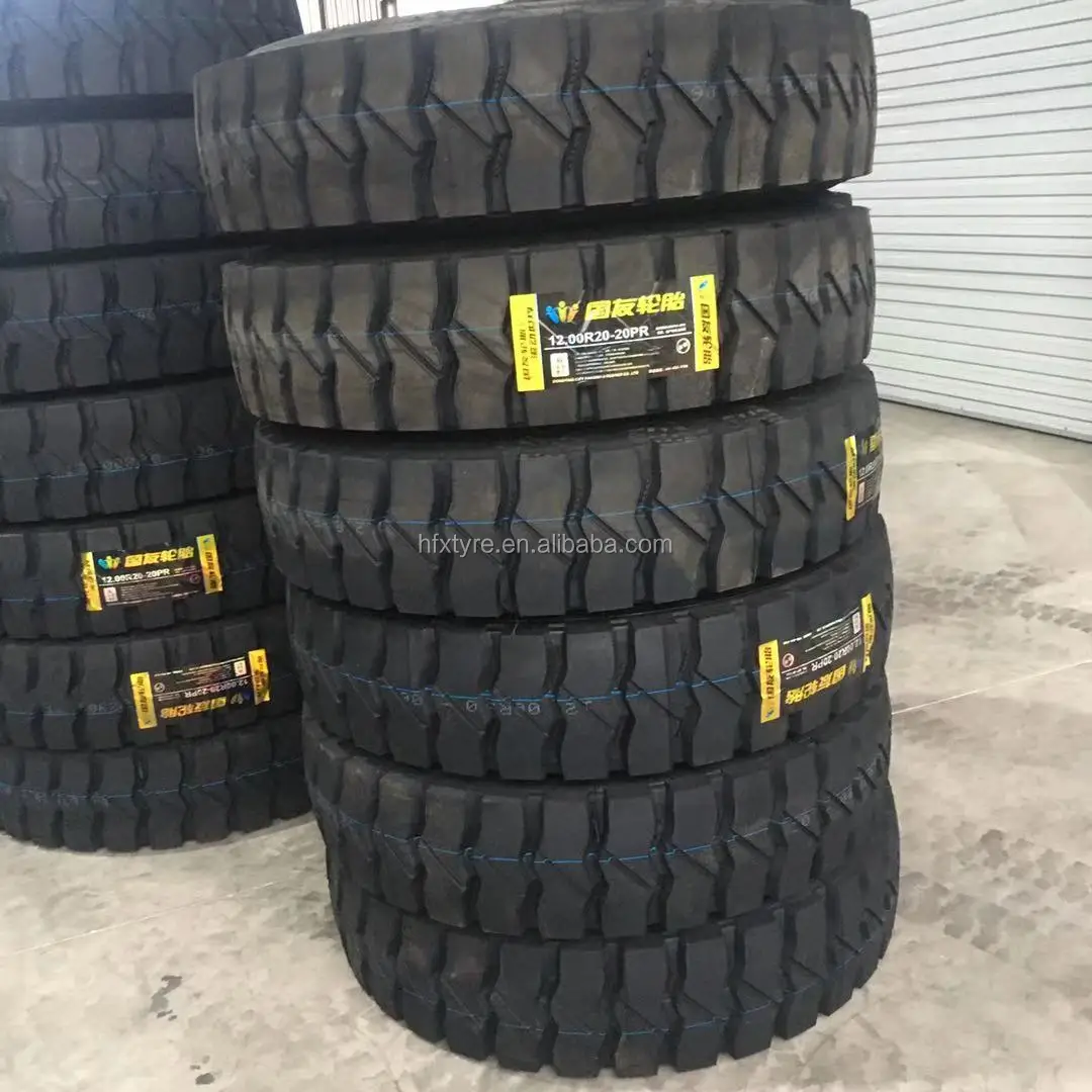 All Steel Radial Tire 12.00R20 11.00R20 Mine Pattern GUOYOU Brand