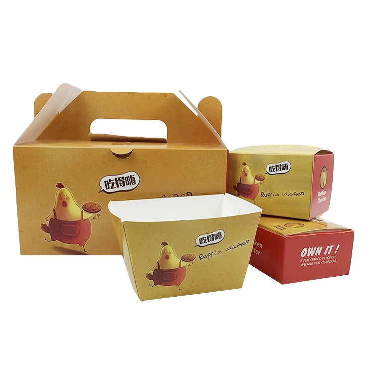 Professional Order Fried Chicken Packaging Box Korean Fried Chicken