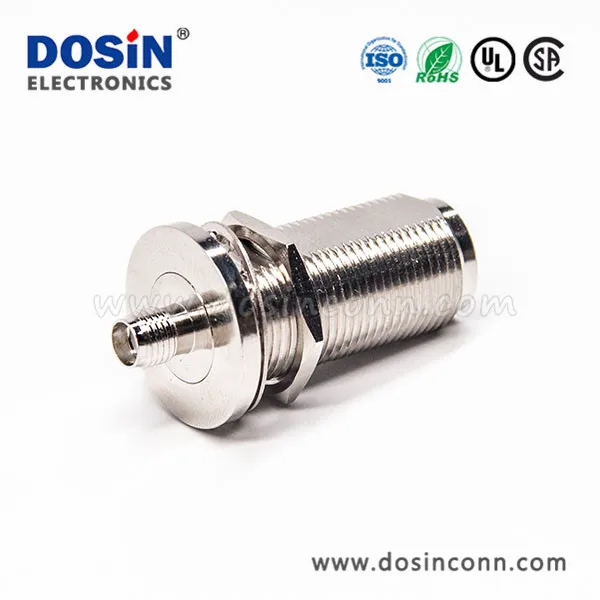 Waterproof Bulkhead N Female Connector To Nickel Plated Sma Female ...