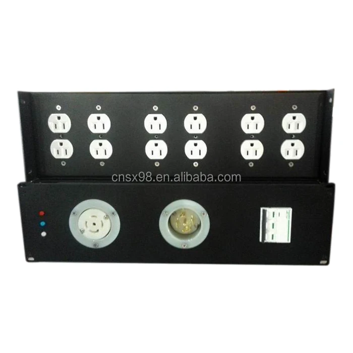L21-30 Inlet Outlet Power Distro Distribution Box With Socapex Outputs ...