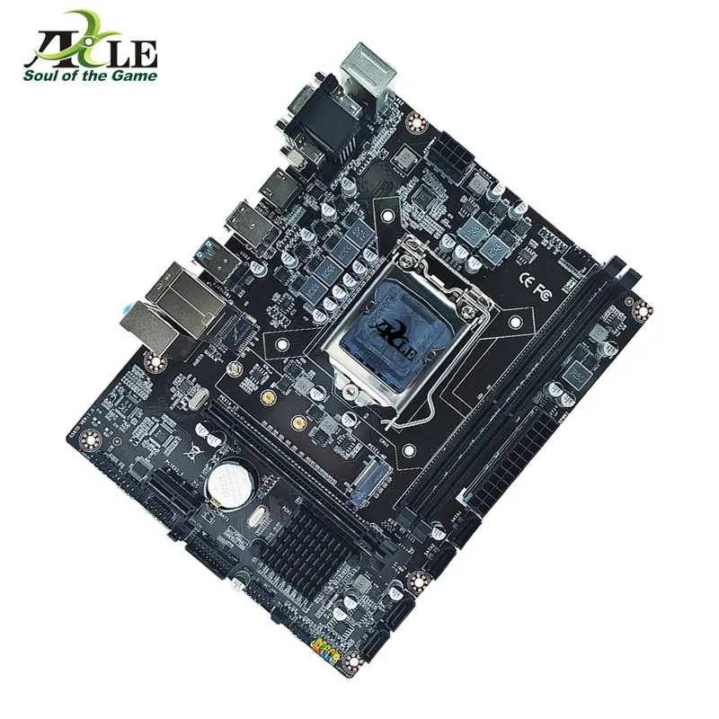 Axle Motherboard H510 T Lga1200 I3/i5/i7 Cpu Ddr4 Lan 100/1000 Ddr4 ...