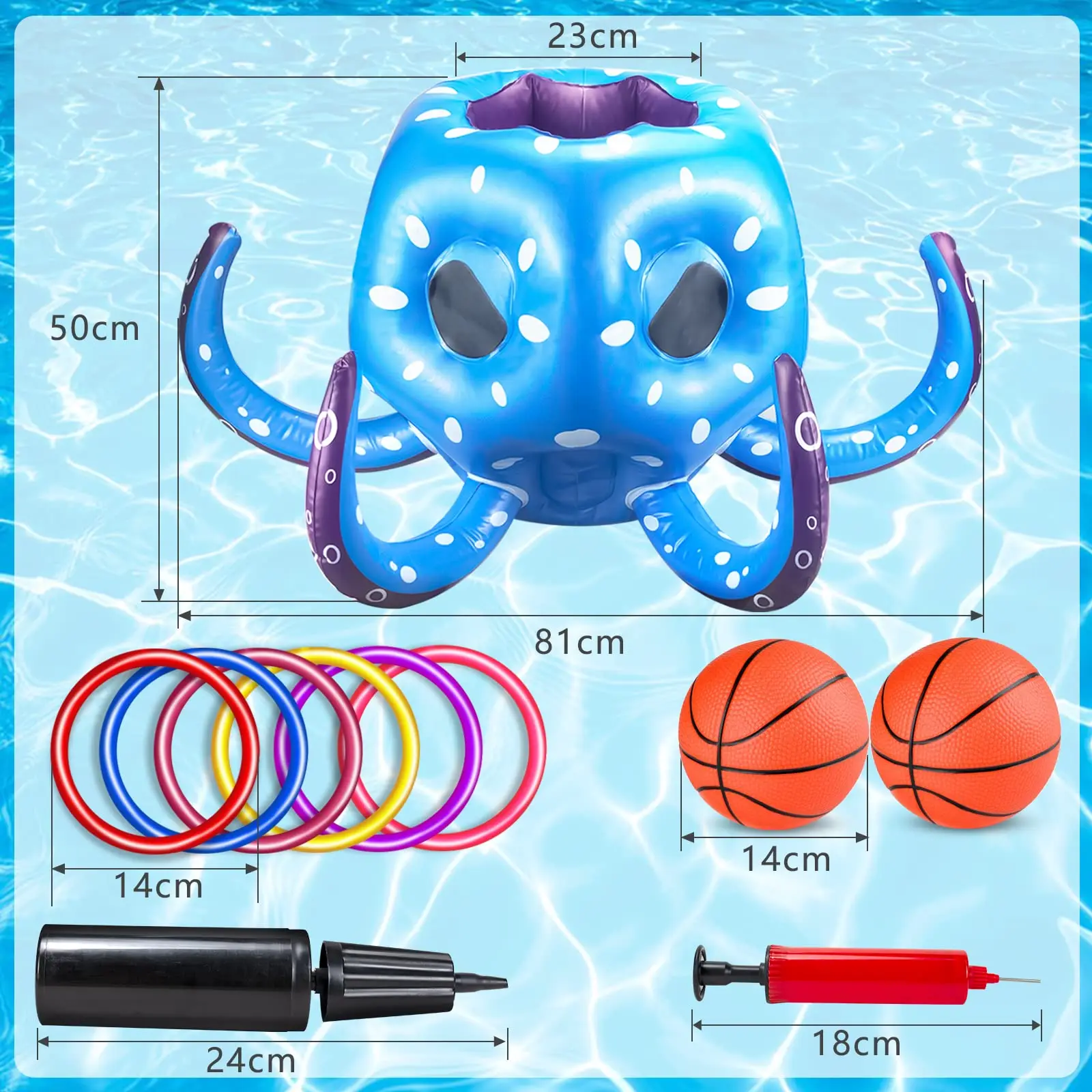 Wholesale Toys Inflatables Juguetes Octopus Classic Outdoor Pool Water ...