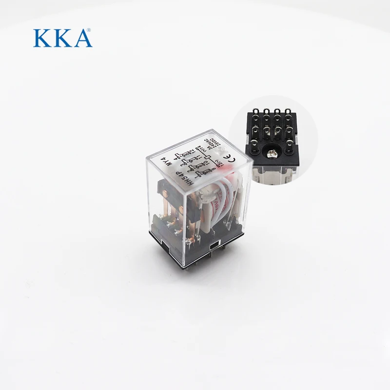 Hh54p (my4) General Purpose Relay 14 Pins,3a 240vac/28vdc Coil Pcb Power Relay,Intermediate ...