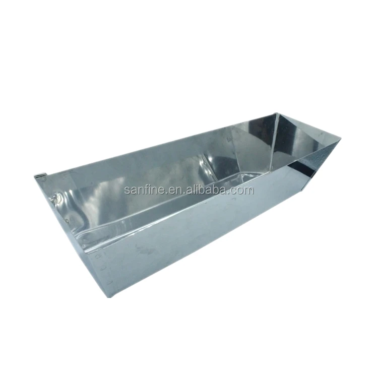 Drywall Masonry Tool Tray Bucket Putty Slot Stainless Steel & Plastic ...