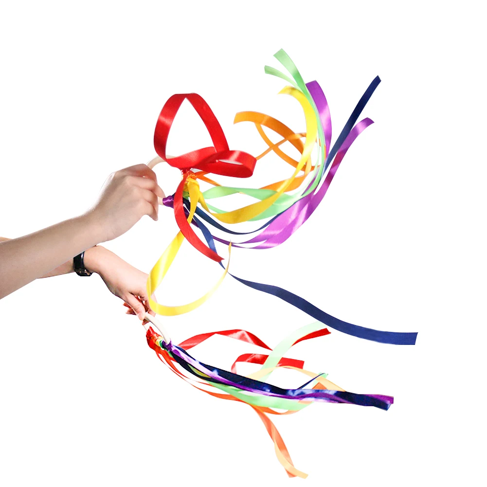 Gibbon Et-230222 Dance Rainbow Ribbon Streamer Gym Ballet Cheerleading ...