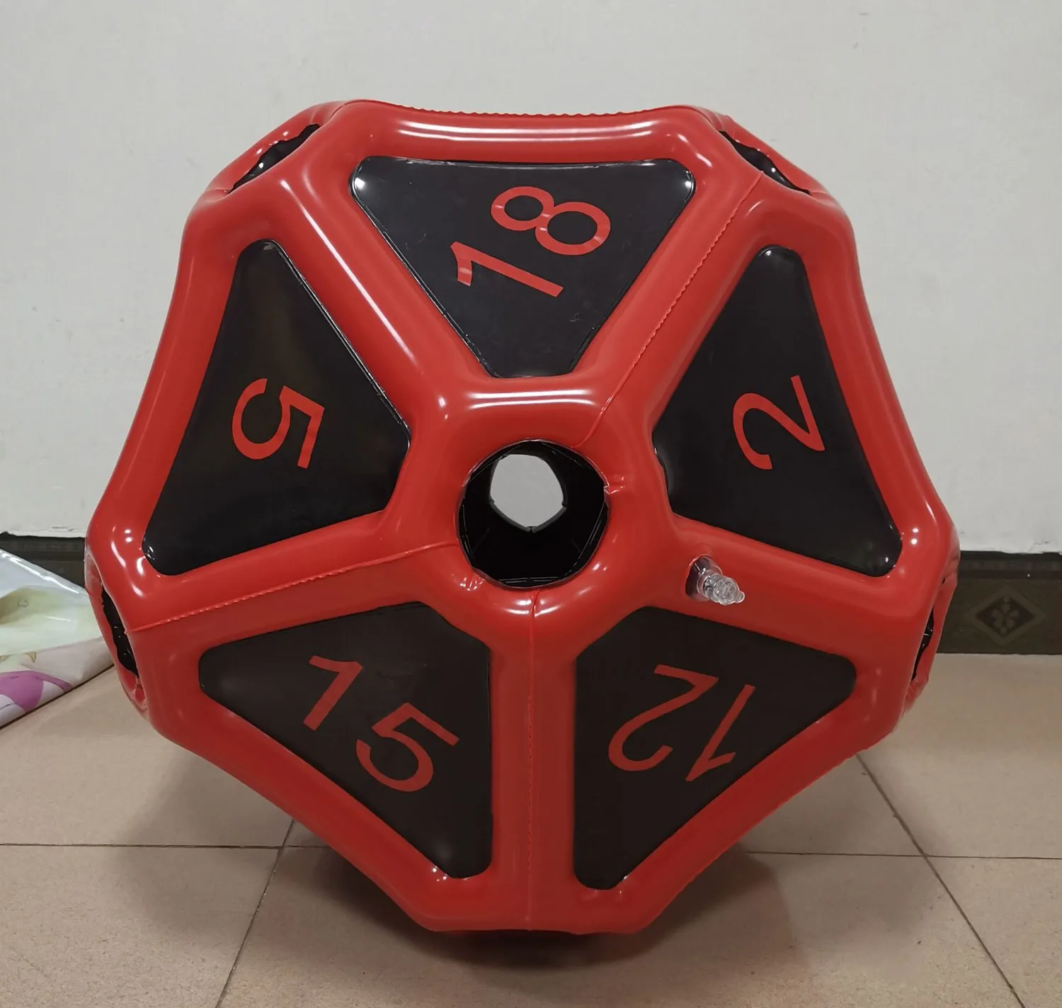 Hot Selling Black And Red Inflatable D20 Dice - Buy Adult Sexy Dice ...