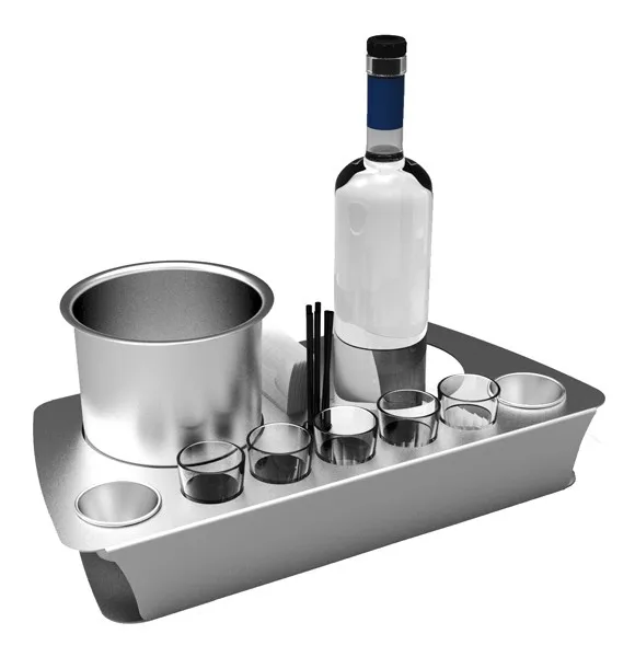 Customized Acrylic Bottle Service Tray For Party Night Club Lounge Bar ...