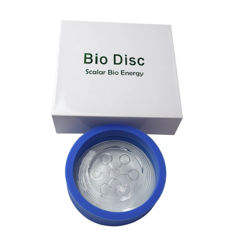 Health Care Clear Round Glass Scalar Energy Bio Disc 2 With Cheaper ...